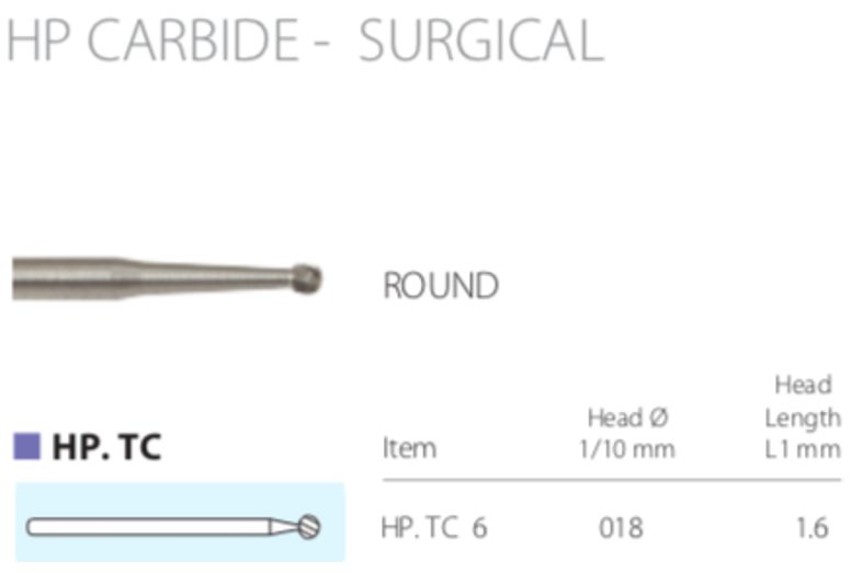 SS-White – Sterile – Surgical – 51MM -Tungsten Carbide – Flat End Taper ...